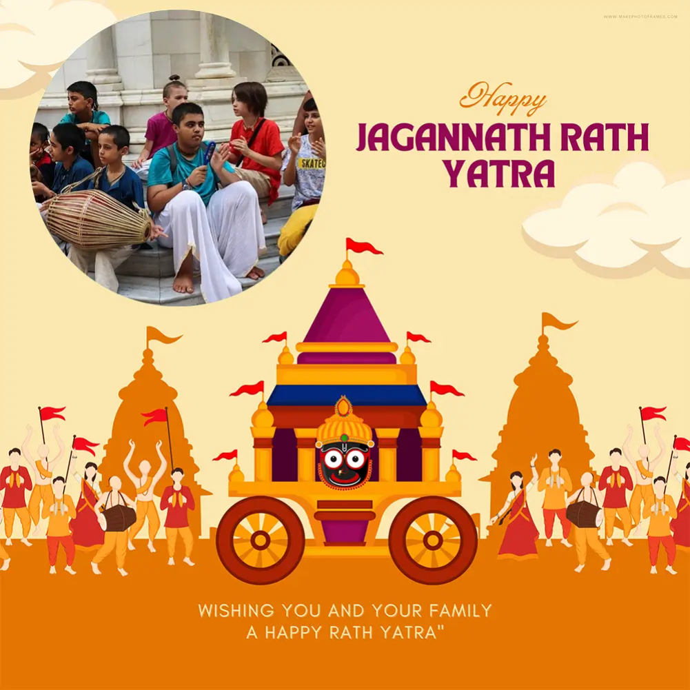 Create Rath Yatra 2026 Frame With Picture And Custom Photo
