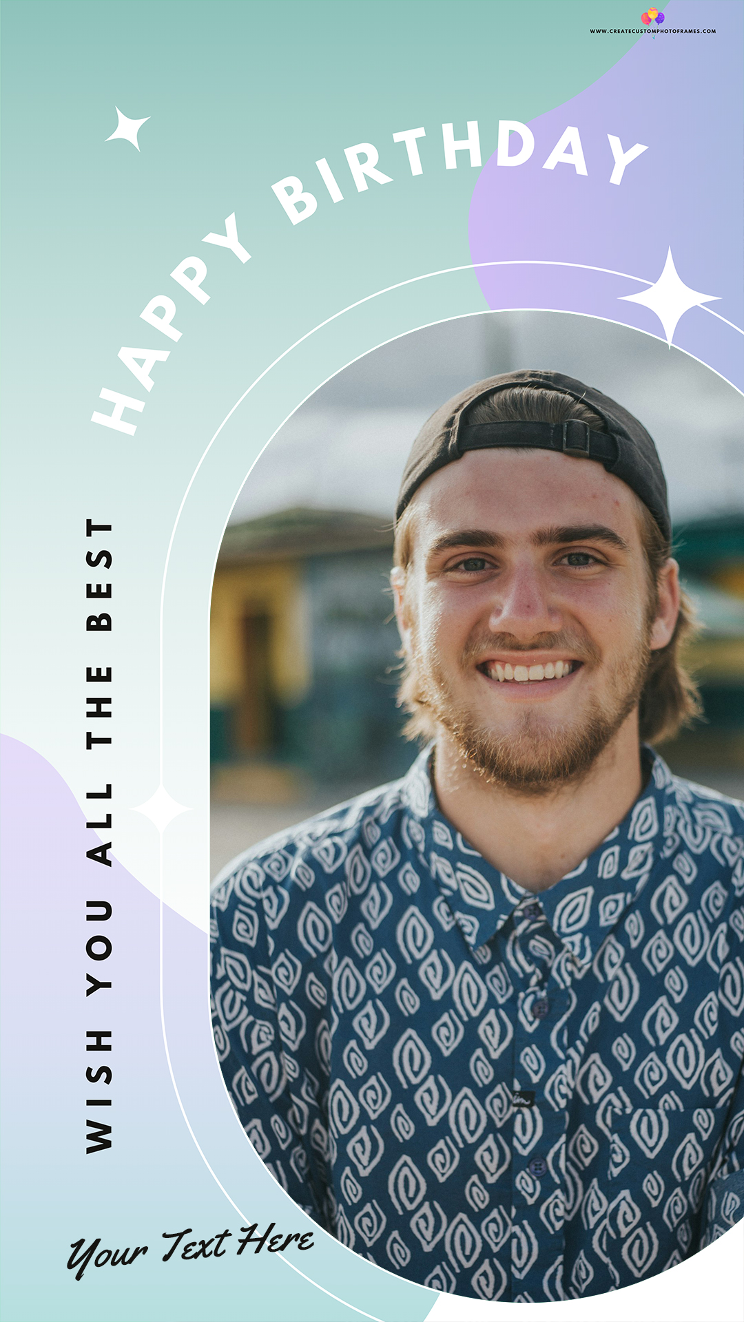 Create New Birthday WhatsApp Status Photo Frame With Custom Name Online